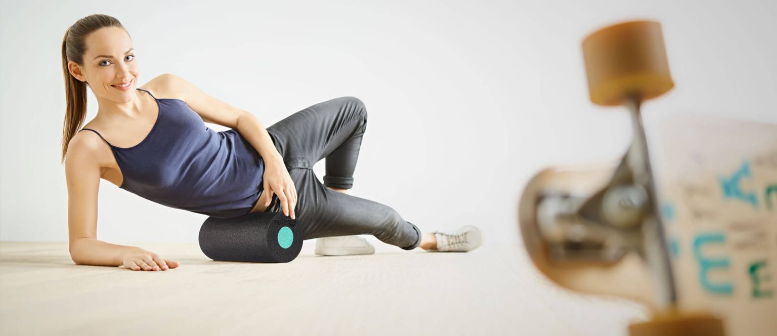 Faszienrolle Hüfte Übungen: Übungen für verklebte Faszien